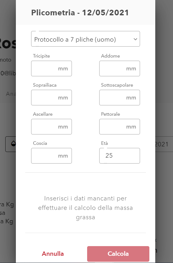 Come funziona la plicometria su REVOO?